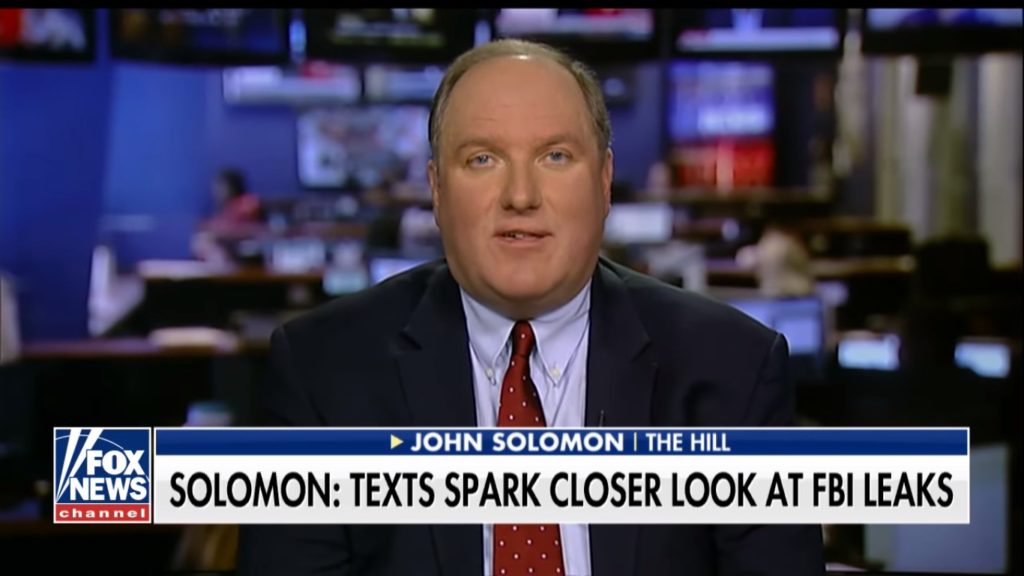 The Hill Classifies John Solomon's Writing As Opinion | Contemptor